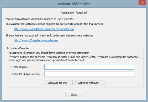How To Activate Excel Compiler